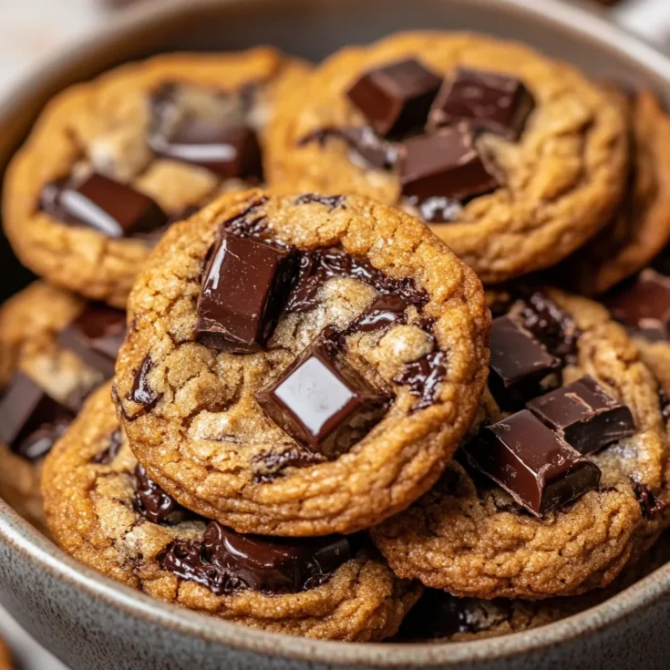 Brown Butter Chocolate Chunk Cookies – lily cooking